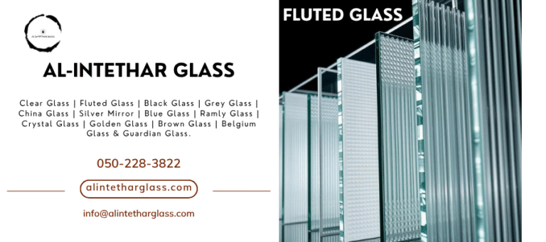 Fluted Glass Panels in Dubai | Textured Glass by AL Intethar