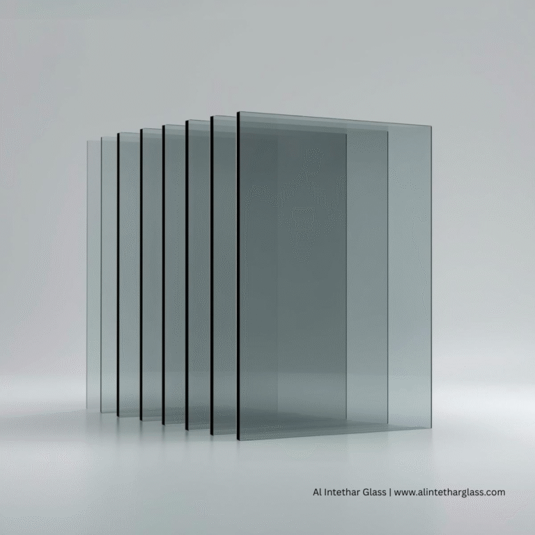 Fluted Glass Panels in Dubai | Textured Glass by AL Intethar