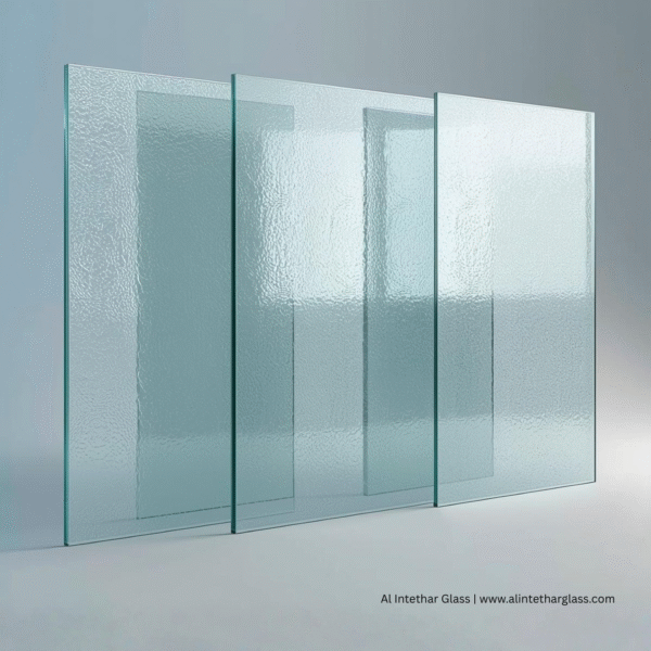 Fluted Glass Panels in Dubai | Textured Glass by AL Intethar